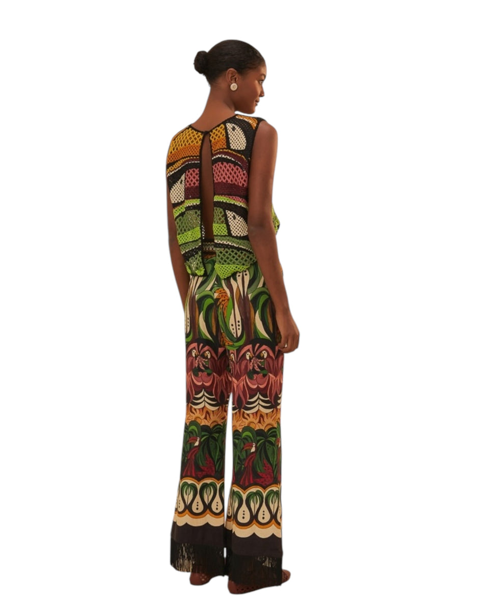 Green Coconut Tree Pants – Mélange de Luxe